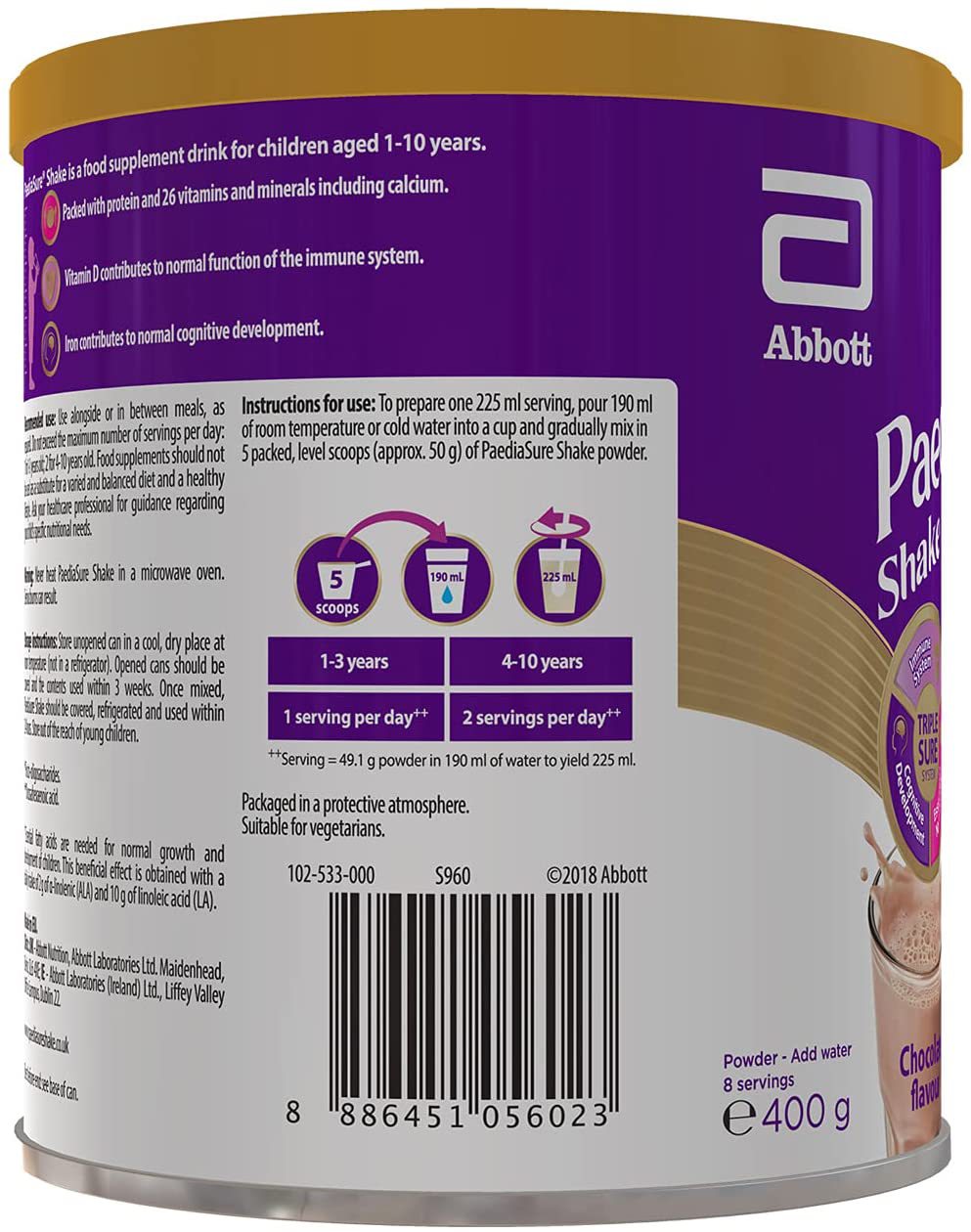 Paediasure Powder 400g | PaediaSure Shake UK
