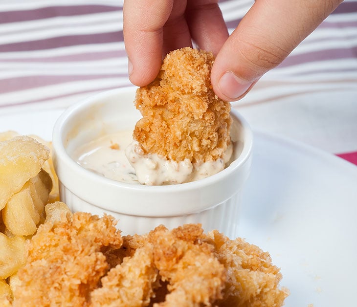 Crispy Chicken Fingers with Ranch Dip Recipe