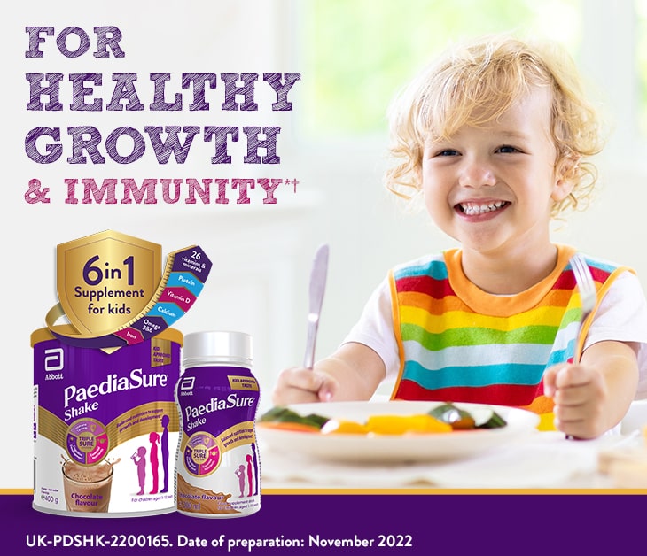 PaediaSure Shake UK | Healthy Nutritious Shakes for Kids